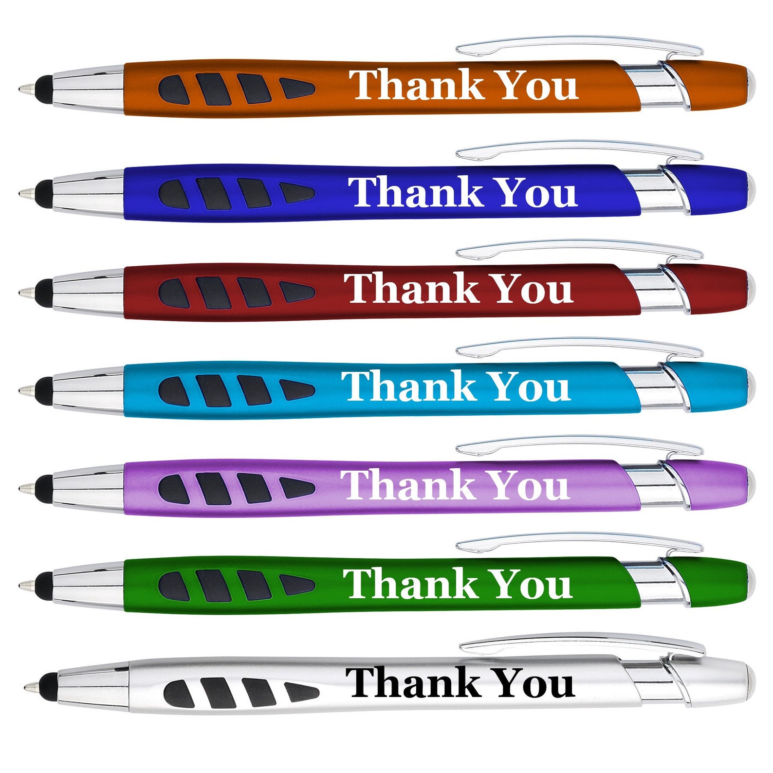 Thank You Ballpoint Pens With Stylus for Touchscreens, Employee ...