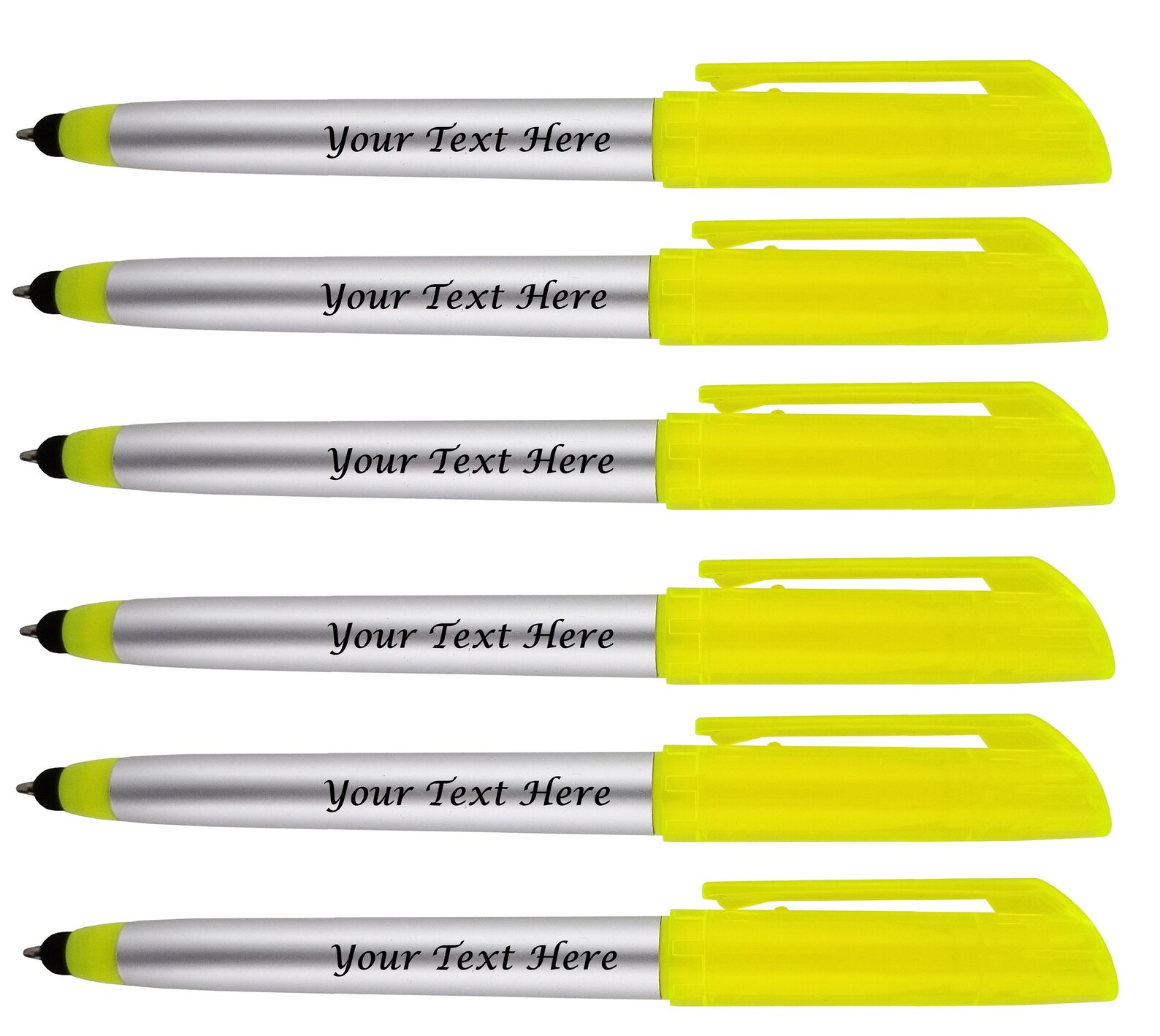 Personalized Business Pens Highlighters Stylus for Touchscreen Bulk ...