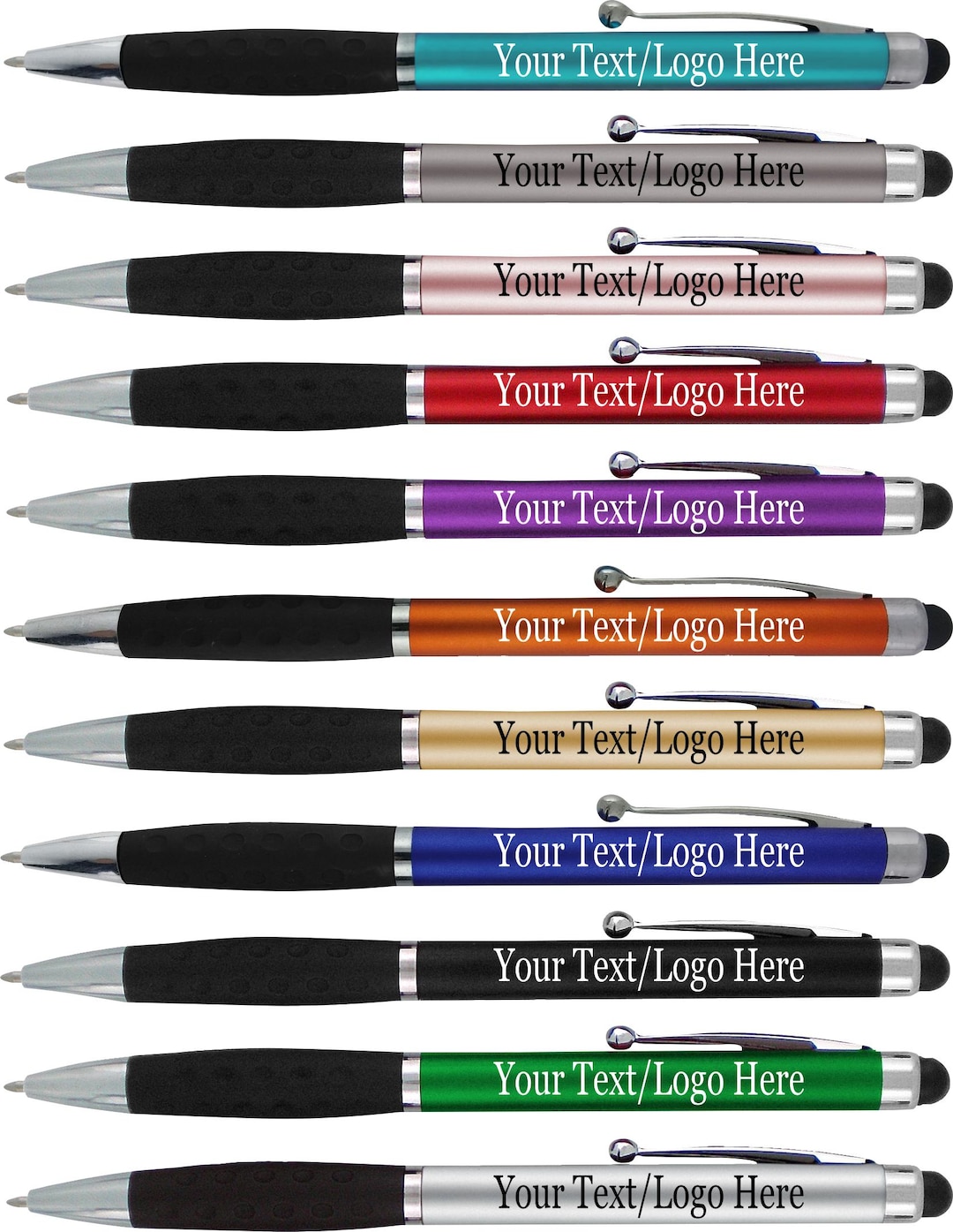300 Custom Pens With Imprinted Logo/text, Personalized Ballpoint ...