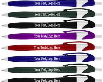 500 Personalized Ballpoint Pens Business Name Logo Pens Bulk Custom ...