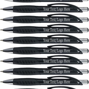 300 Personalized Ballpoint Pens Bulk, Custom Text/ Logo, Promotional ...
