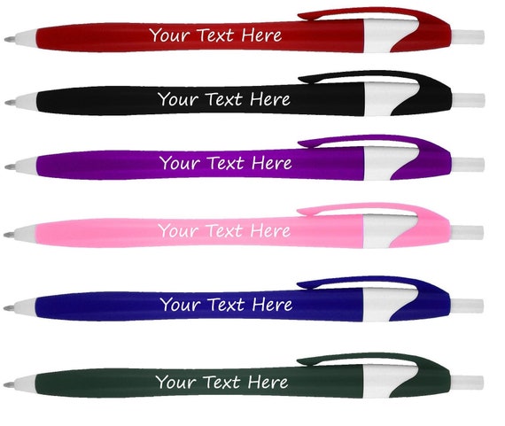 500 Personalized Ballpoint Pens Business Name Logo Pens Bulk - Etsy