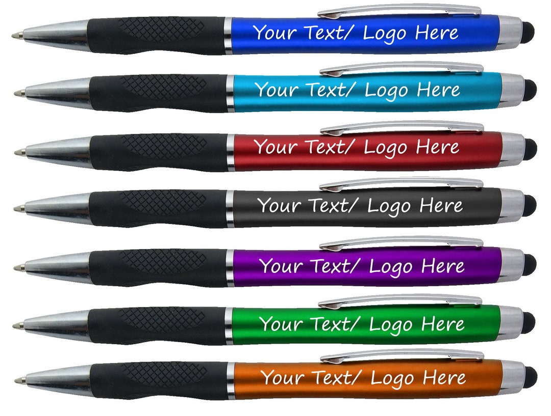 300 Personalized Pens-blue INK With Imprinted Logo/text - Etsy