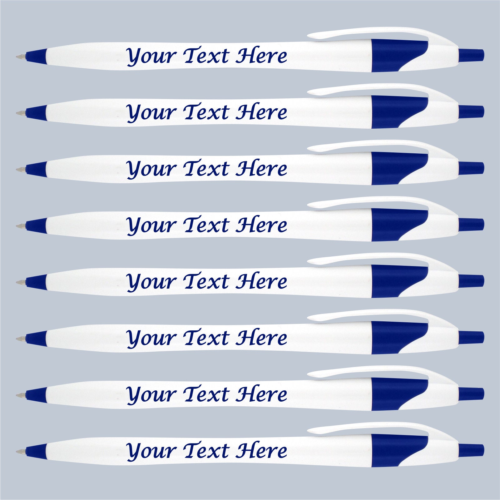 500 Personalized Ballpoint Pens Business Name Logo Pens Bulk | Etsy