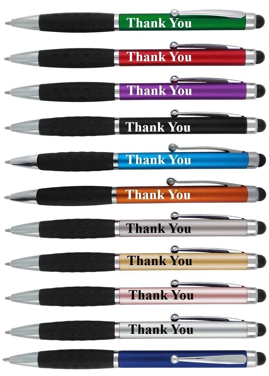 Employee Appreciation Ballpoint Pens Bulk thank - Etsy