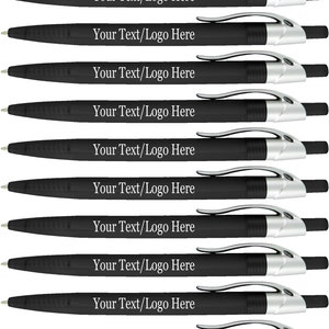 500 Personalized Ballpoint Pens Business Name Logo Pens Bulk Custom ...