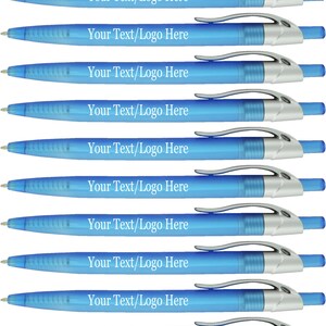 500 Personalized Ballpoint Pens Business Name Logo Pens Bulk Custom ...