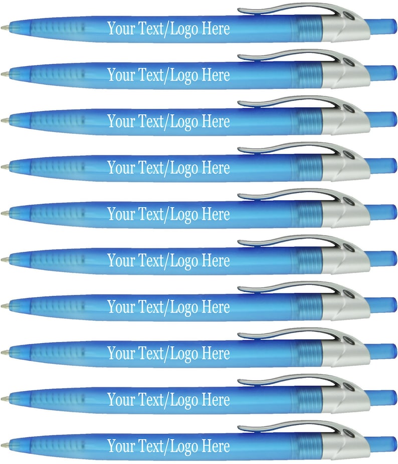 500 Personalized Ballpoint Pens Business Name Logo Pens Bulk Custom ...