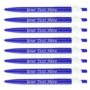 500 Personalized Ballpoint Pens Business Name Logo Pens Bulk Custom ...