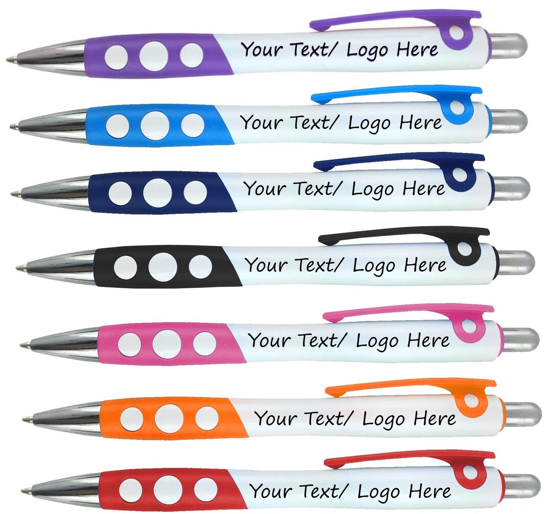 350 Promotional Ballpoint Pens Personalized Business Name/ Logo, Bulk ...