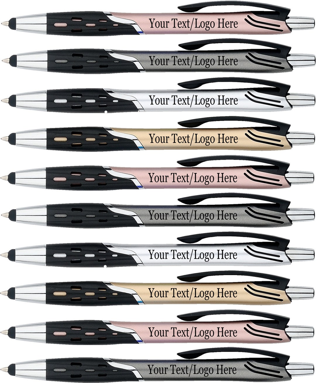 250 Custom Pen Bulk Order, Personalized Business Text, Marketing ...