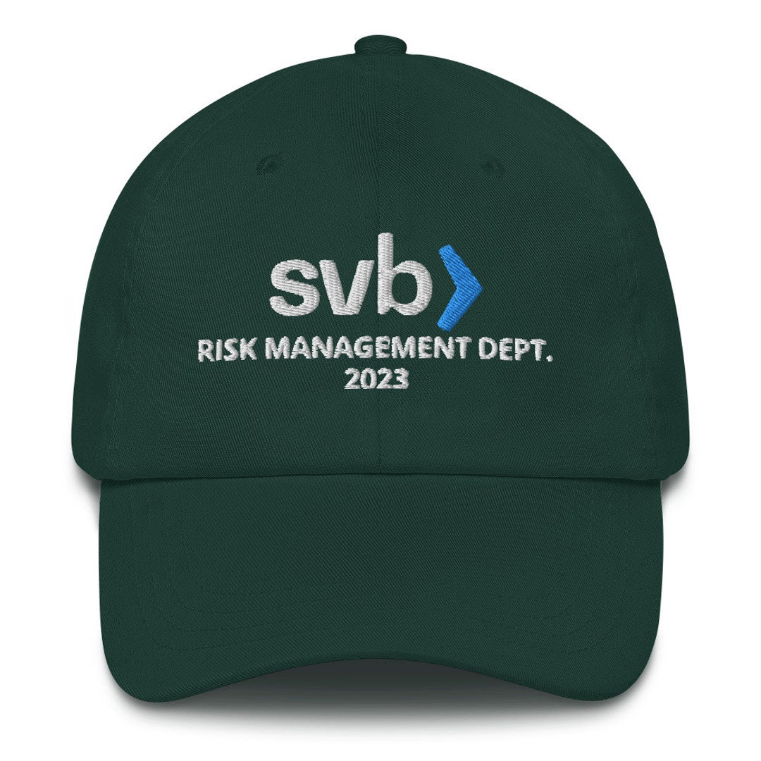 SVB Silicon Valley Bank Dad Hat, Risk Management Hat Embroidered, SVB ...