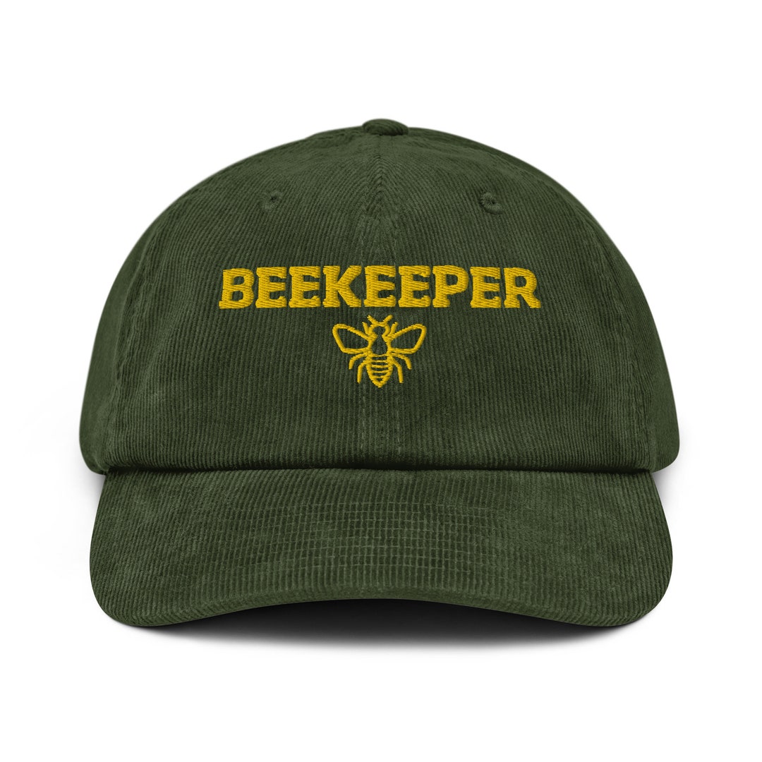 Beekeeper Embroidered Hat, Save the Bees Hat, Beekeeping Corduroy Cap ...