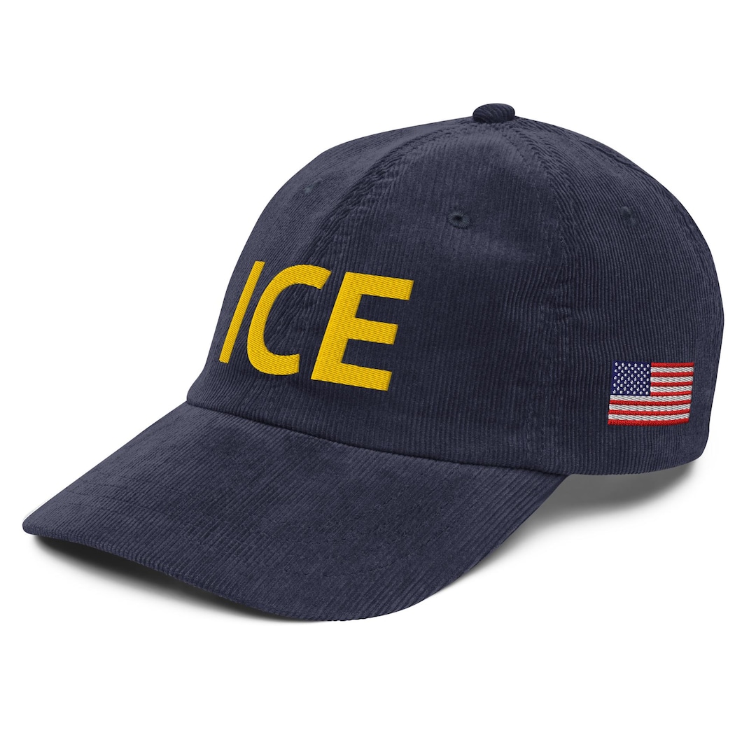 ICE Cap, US Immigration and Customs Enforcement Agency Embroidered ...
