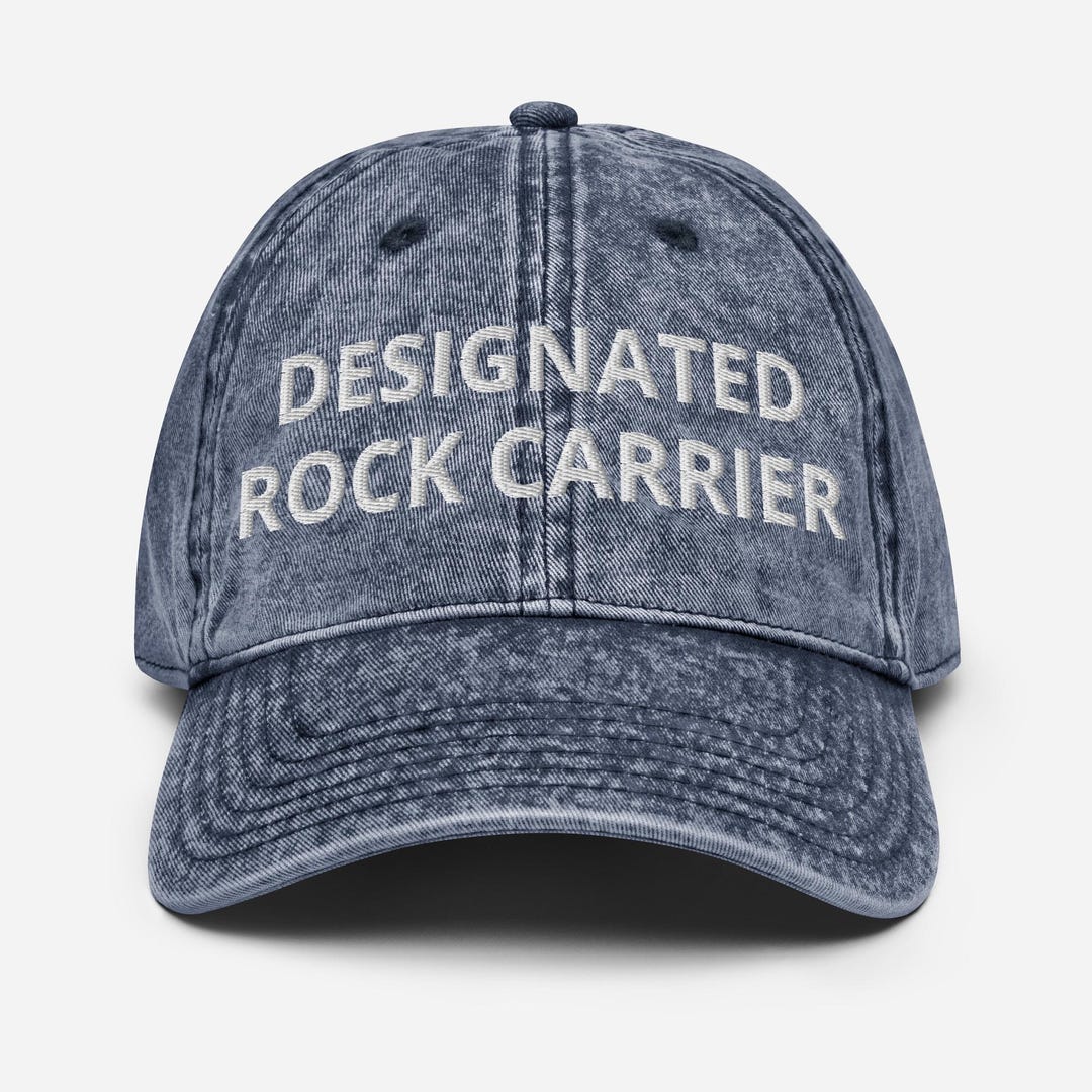 Designated Rock Carrier Vintage Cotton Twill Cap - Etsy