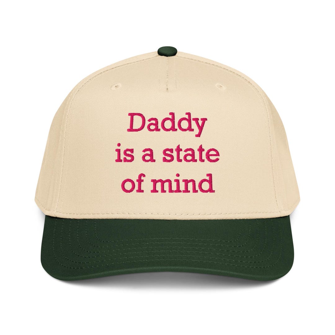 Daddy is a State of Mind Embroidered Hat 5 Panel Baseball Cap - Etsy