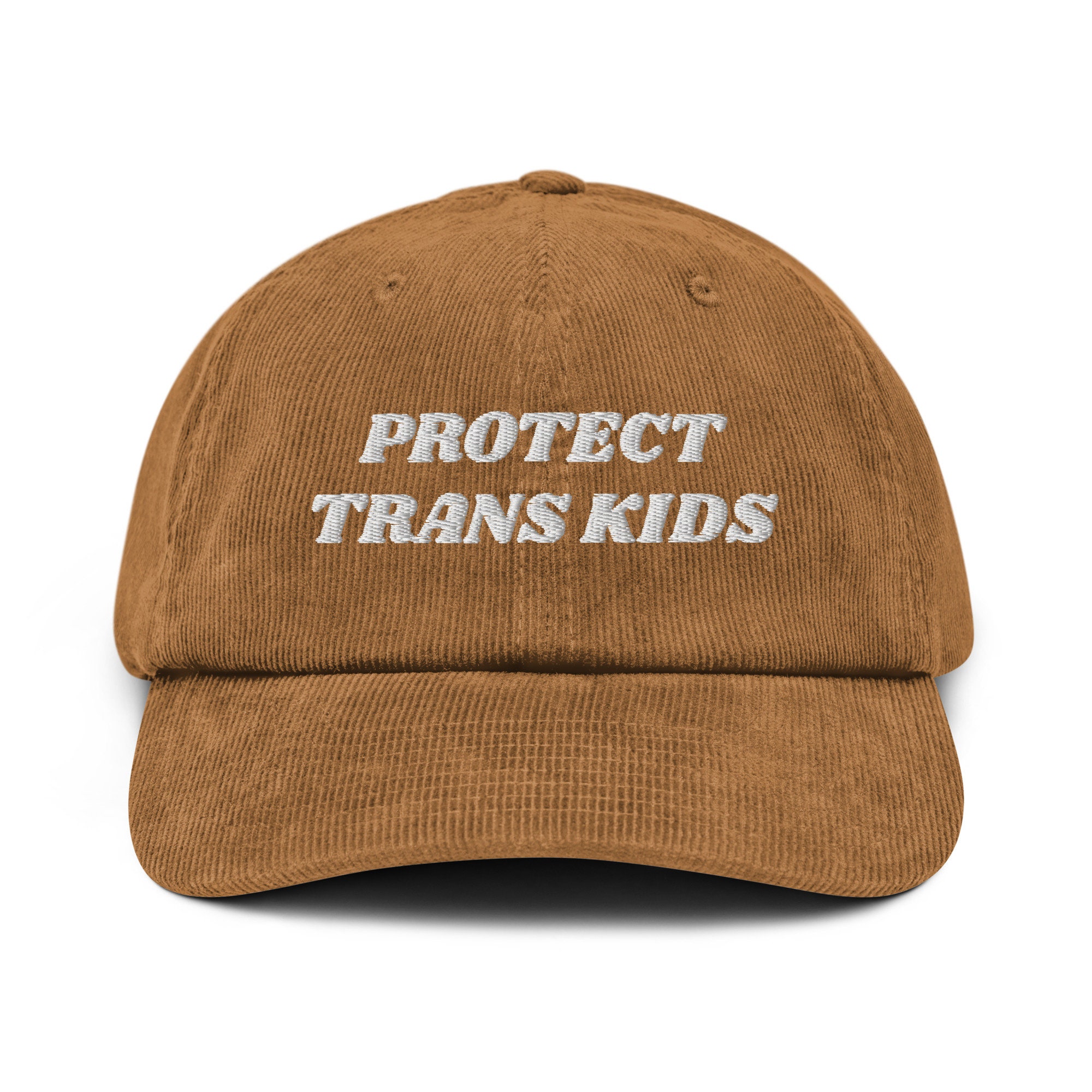 Protect Trans Kids Corduroy Hat Embroidered Trans Pride - Etsy