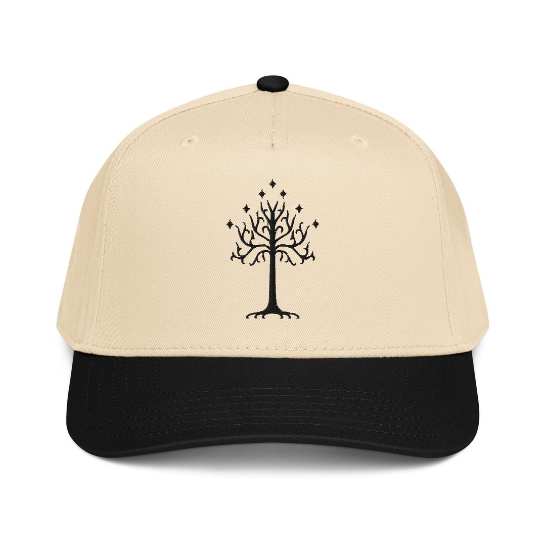 Tree of Gondor Symbol Inspired Embroidered Hat, LOTR Inspired Cap ...