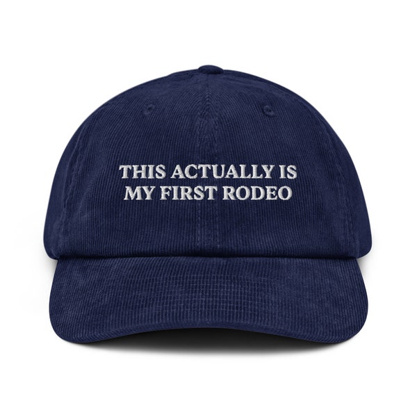 This Actually is My First Rodeo Hat - Etsy