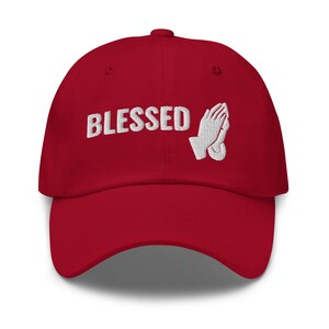 Blessed Hat | Dad Hat Embroidered | Thankful Grateful Blessed ...