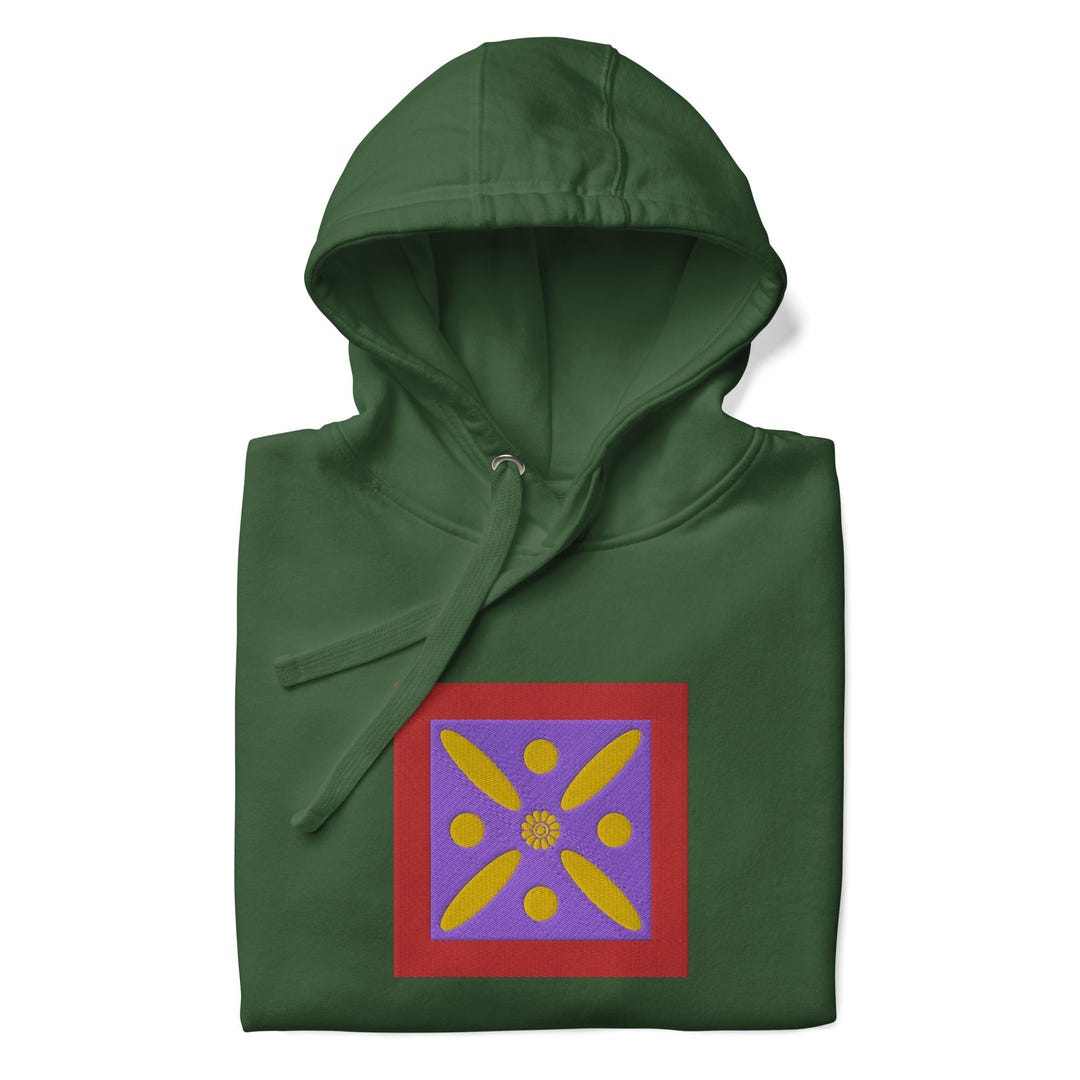 Derafsh Kaviani Hoodie, Sassanid Empire Hoodie, Persian Embroidery ...