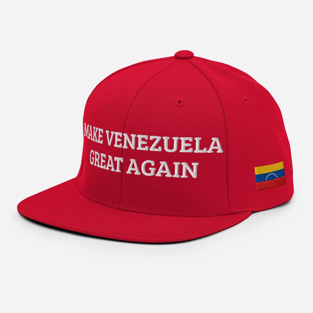 Make Venezuela Great Again Hat, Venezuela Flag 45-47 Embroidery ...