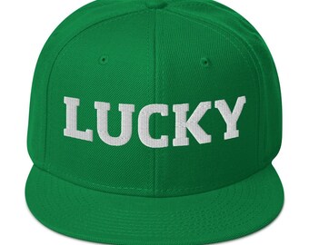 Lucky Hat for St. Patrick’s Day Hat Embroidered St. Patrick's Day Gift ...