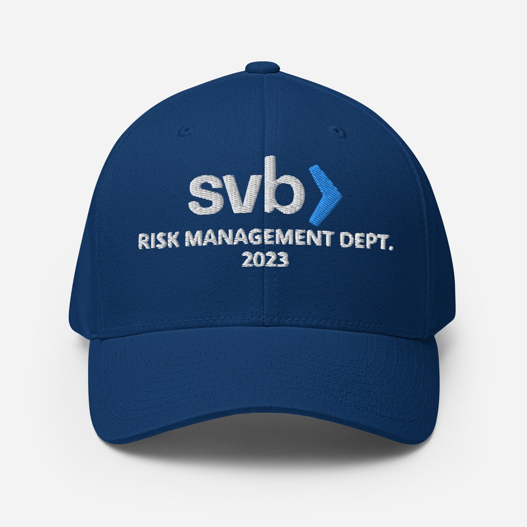 SVB Silicon Valley Bank Hat, Risk Management Hat Embroidered, SVB Funny ...