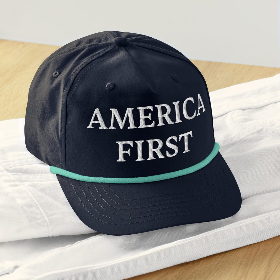 America First Embroidered Hat, Support Donald Trump Hat, MAGA Support ...