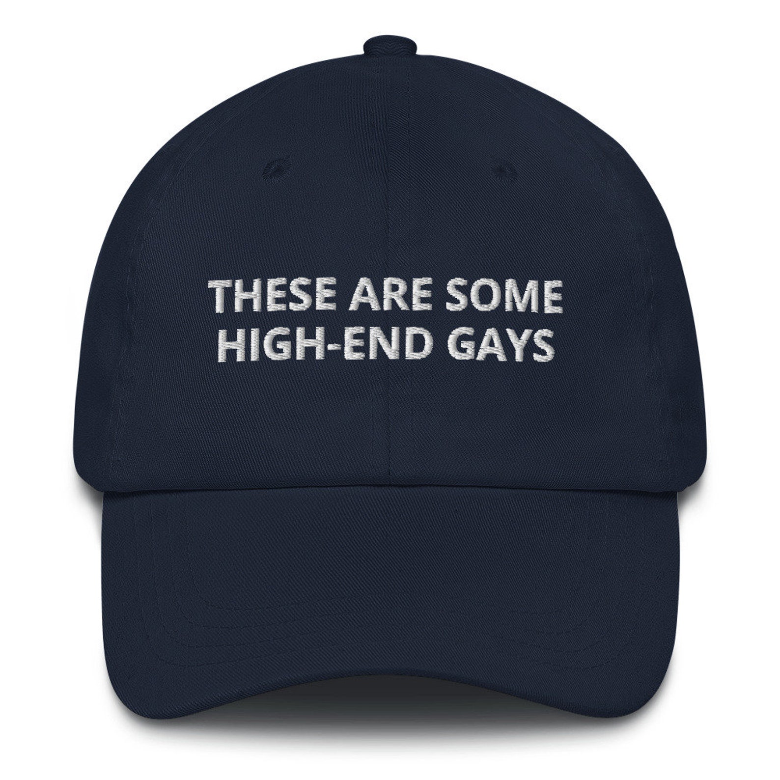 These Are Some High-end Gays Merch Classic Embroidered Hat - Etsy