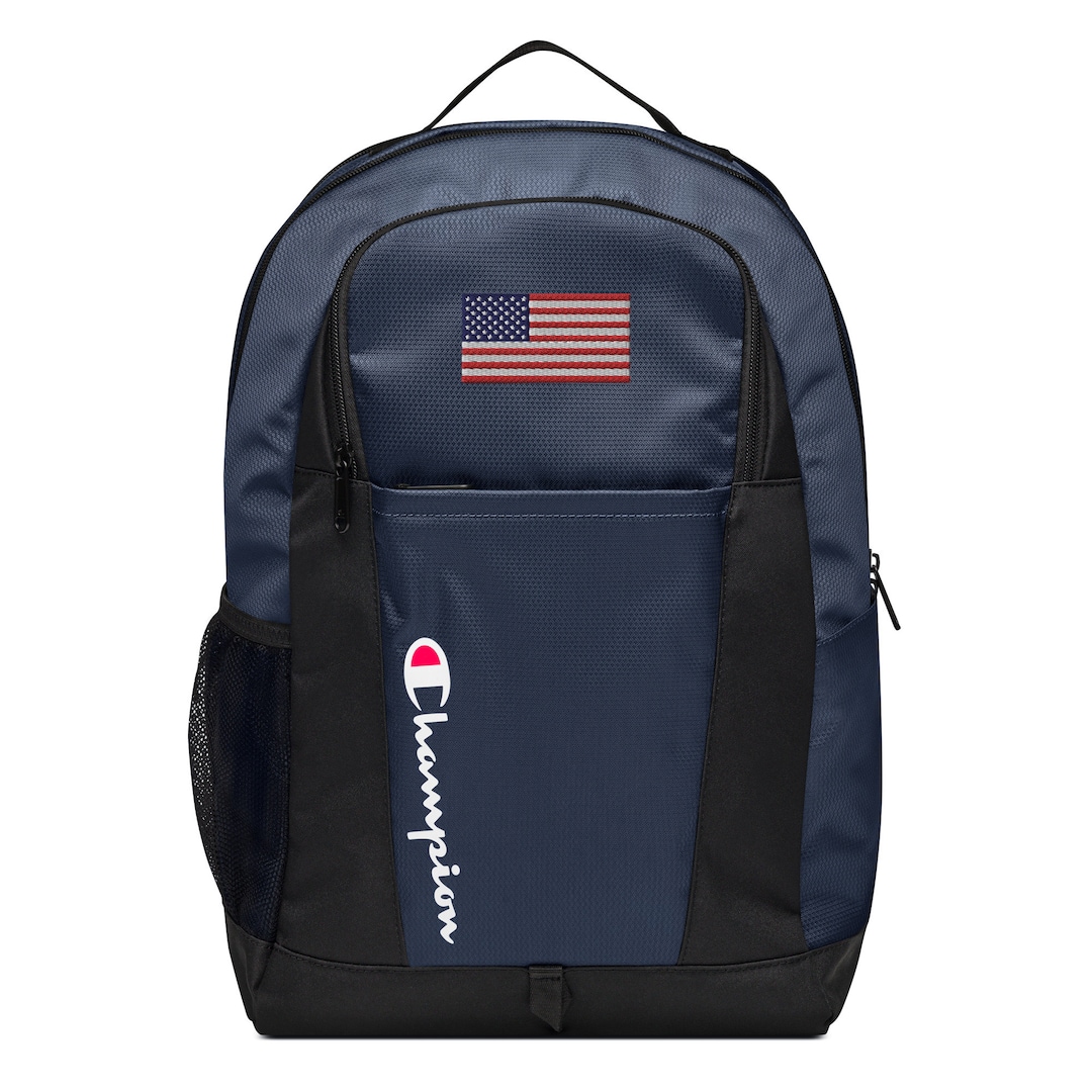 American Flag USA Embroidered Backpack Flag, American Pride, Patriotic ...