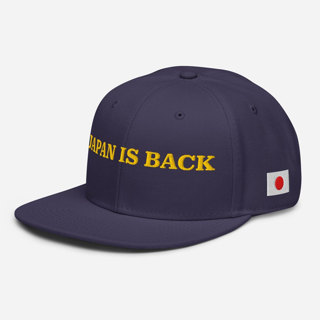 Japan is Back Hat, Trump MAGA Japan Fans Hat, Japan Flag on the Left ...