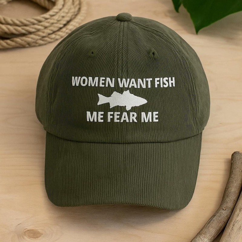 Fish Fear Me Cap Funny - Etsy
