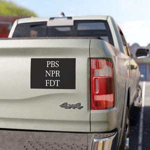 Auto Magnet mit PBS, NPR, FDT - Individuelles Fahrzeug Dekor, Road Trip ...