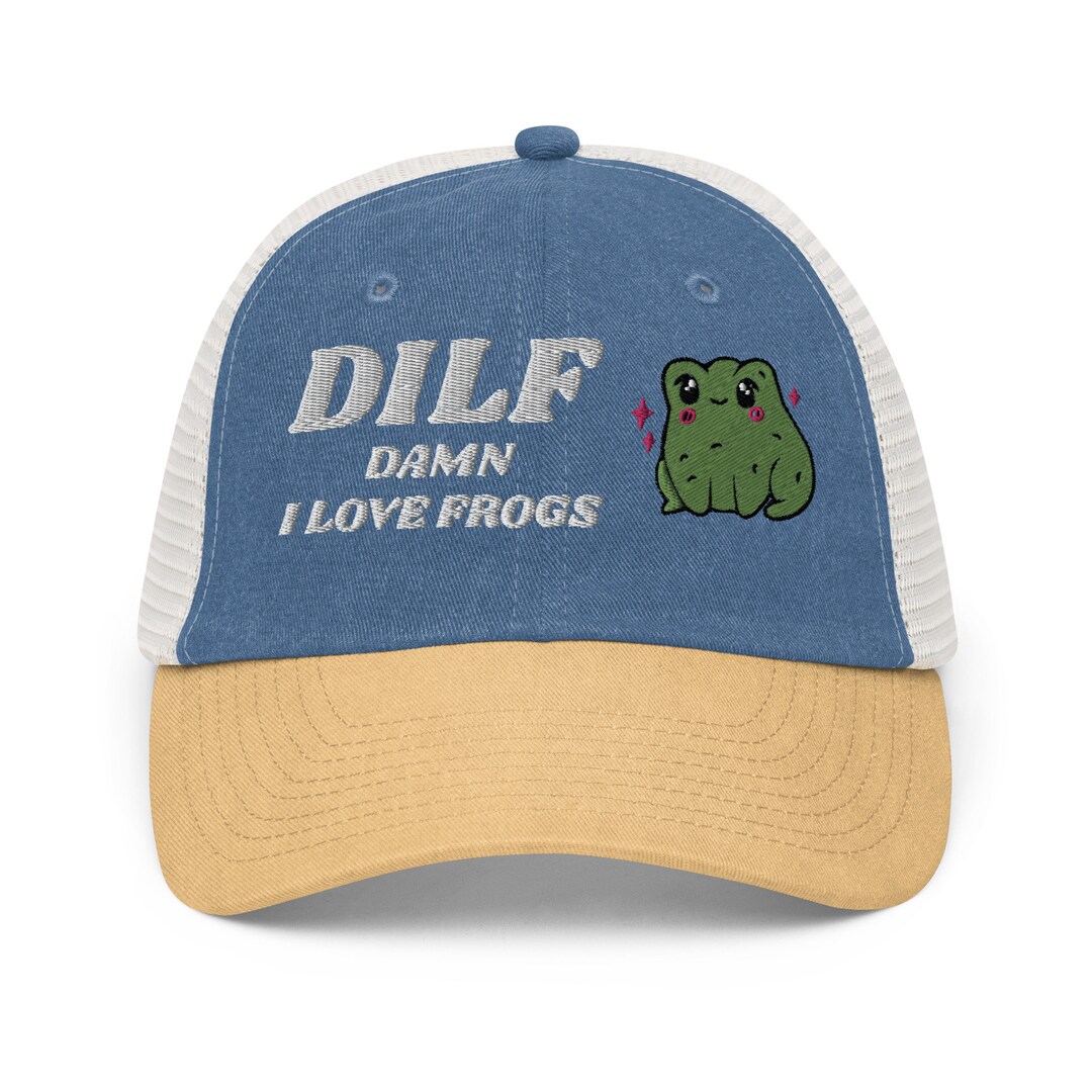 Damn I Love Frogs DILF Hat Frog Lover Gift Boyfriend Gift - Etsy