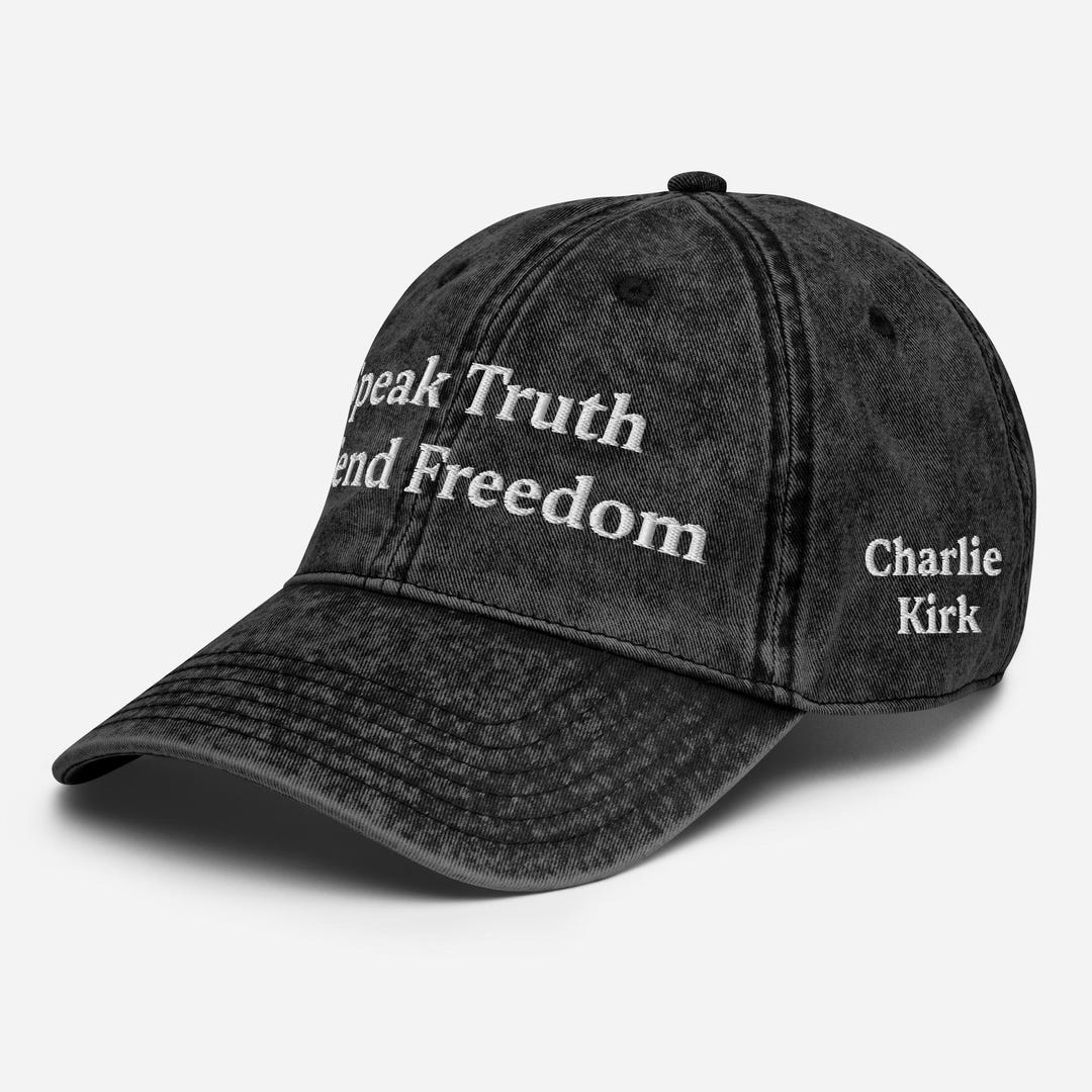 Charlie Kirk Hat, Speak Truth Defend Freedom Hat, Prayers up for ...