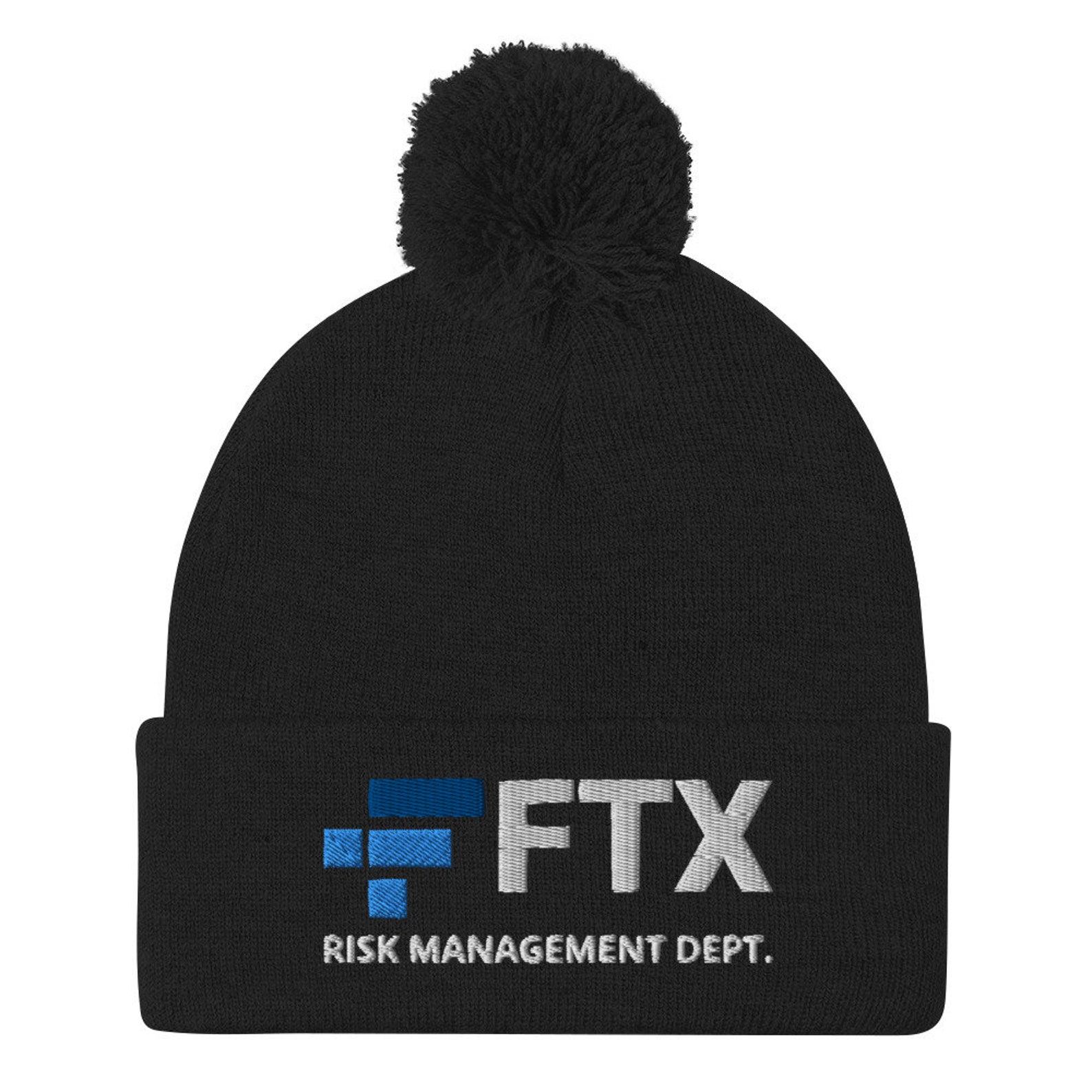 FTX Risk Management Department Pom-pom Beanie Sam - Etsy