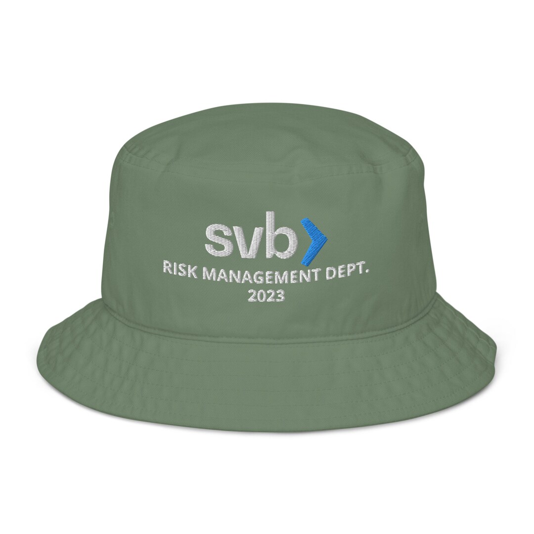 SVB Silicon Valley Bank Bucket Hat, Risk Management Hat Embroidered ...