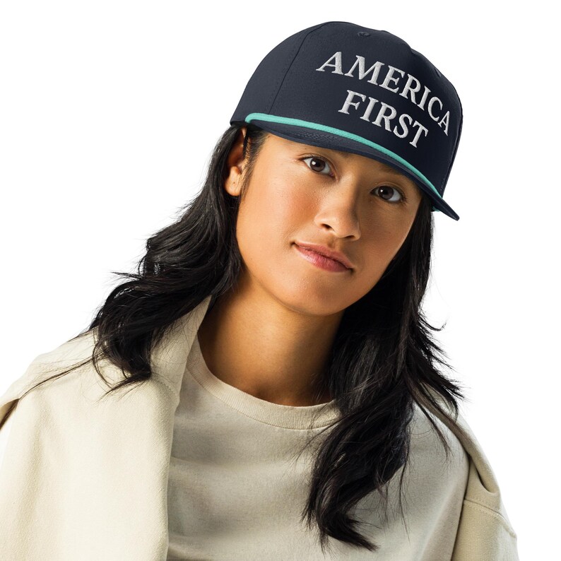 America First Embroidered Hat, Support Donald Trump Hat, MAGA Support ...