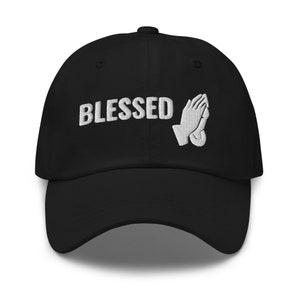 Blessed Hat | Dad Hat Embroidered | Thankful Grateful Blessed ...