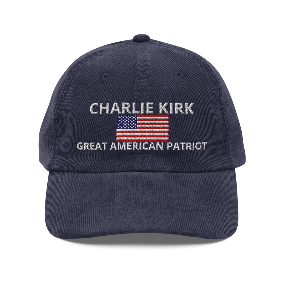 Charlie Kirk Tribute Hat, Great American Patriot Hat, RIP Charlie Kirk ...