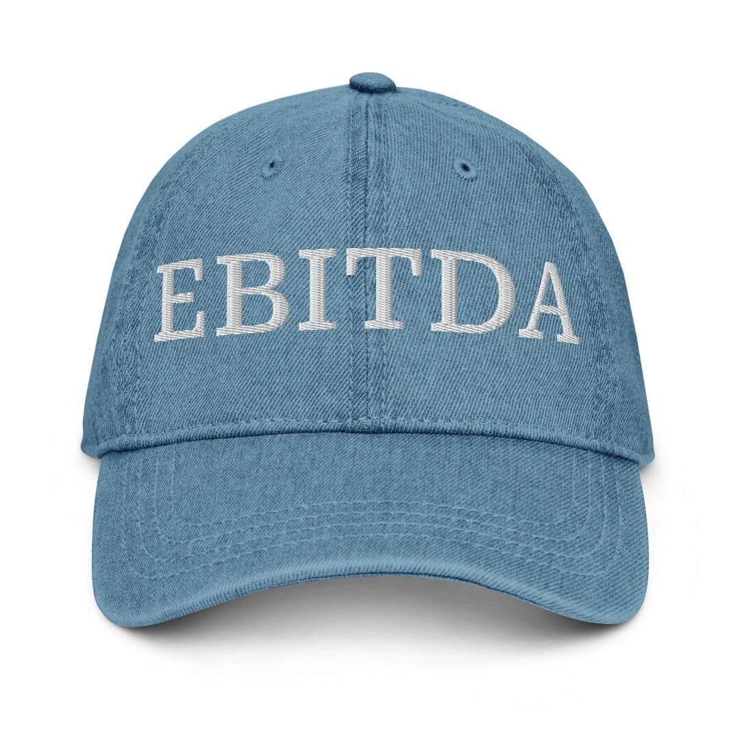 EBITDA Hat, Embroidered Denim Hat, Business Investment Gift, Employee ...