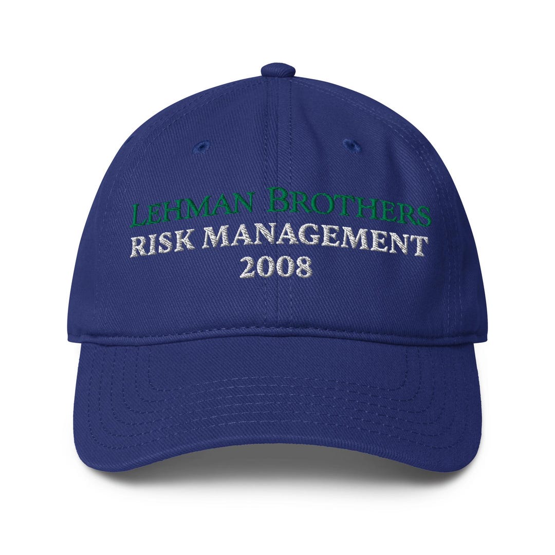 Lehman Brothers Risk Management Hat: 2008 Finance Meme Baseball Cap - Etsy