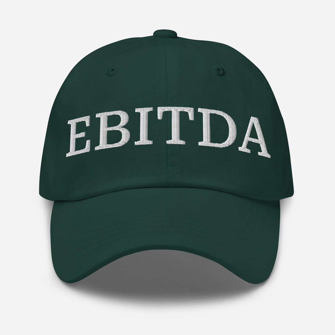 EBITDA Hat, Embroidered Baseball Classic Cap, Business Investment Gift ...