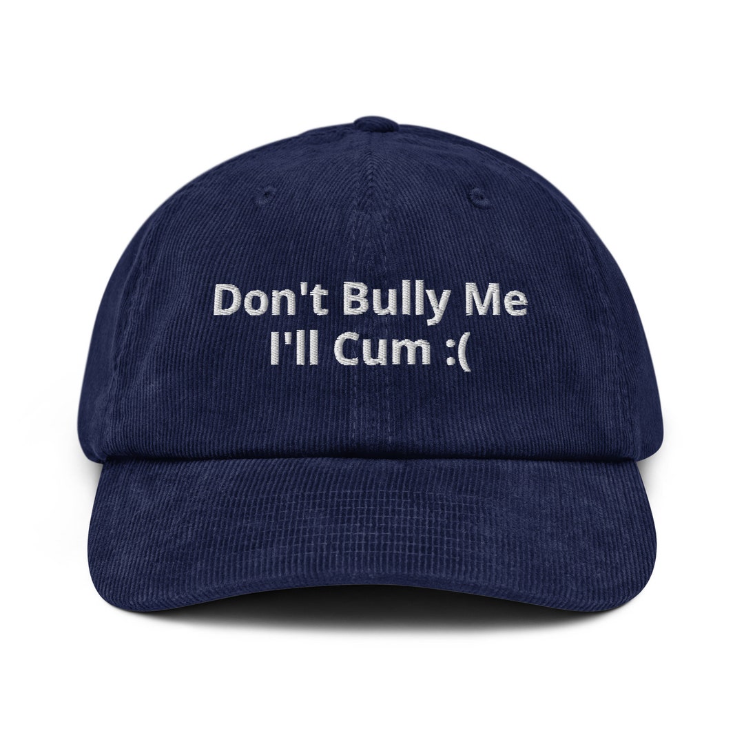 Don't Bully Me Hat, Embroidered Meme Hat, Gothic Hat, Emo Cap, Unisex ...