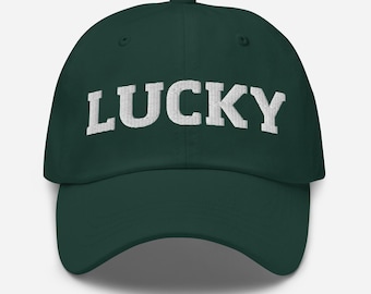 Lucky Hat for St. Patrick’s Day Hat Embroidered St. Patrick's Day Gift ...
