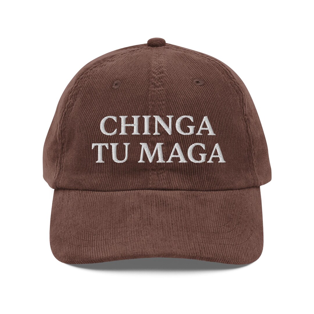 Chinga Tu MAGA - Embroidered Vintage Corduroy Cap - Etsy