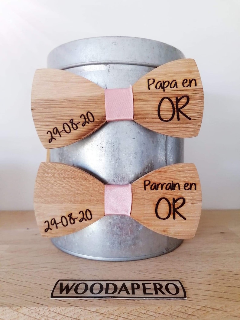 Noeud papillon en bois personnalisé / noeud papillon / cadeau mariage ...