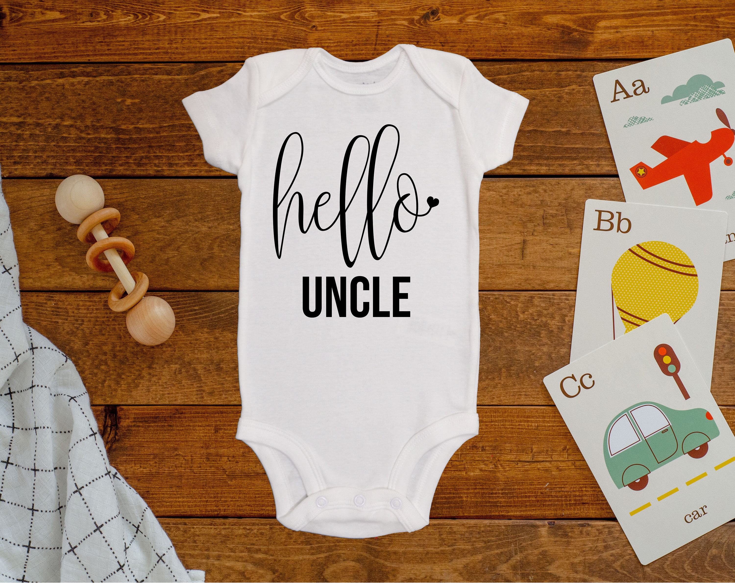 Hello Uncle Onesie©/Bodysuit | Etsy