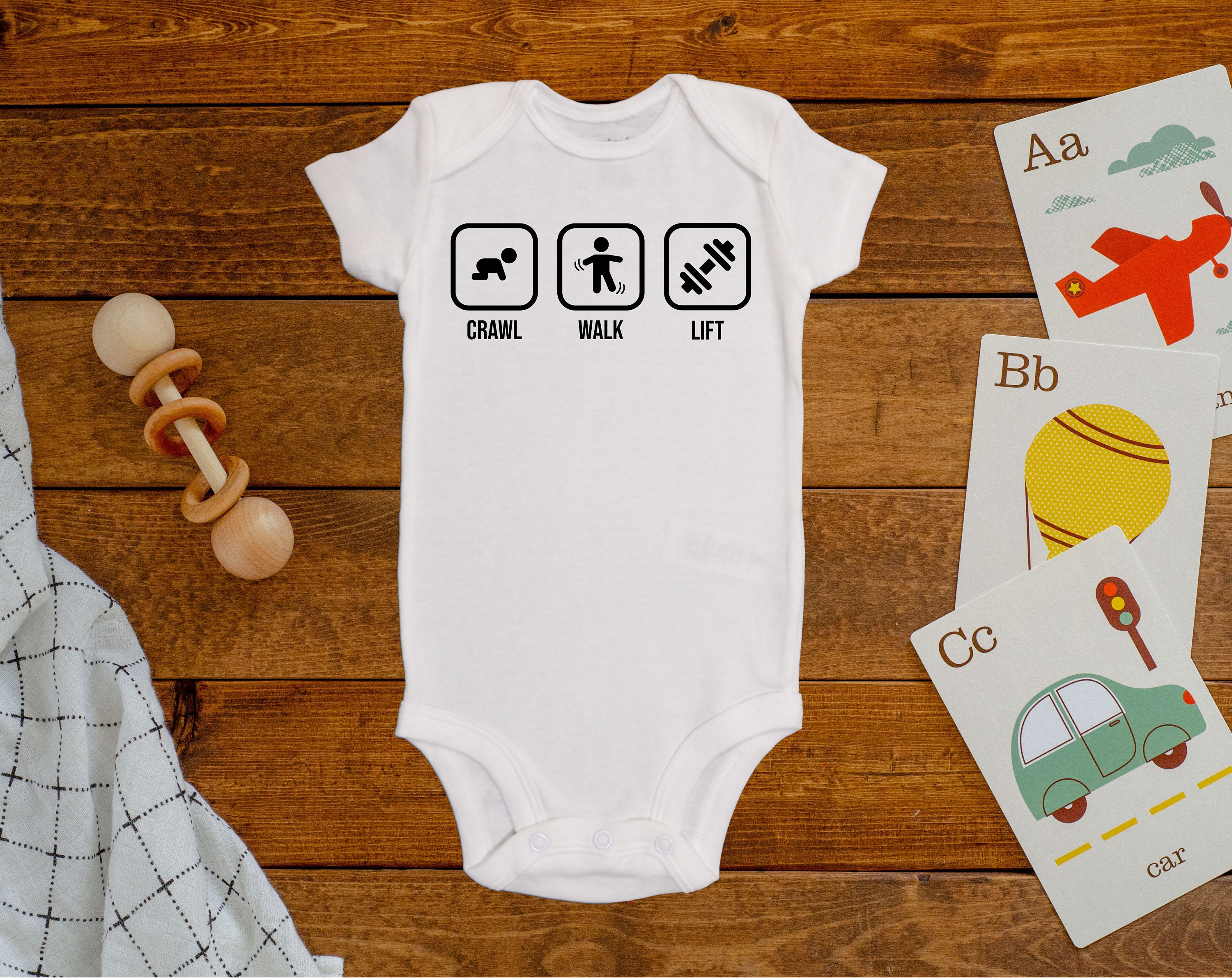 Crawl Walk Lift Onesie©/bodysuit | Etsy